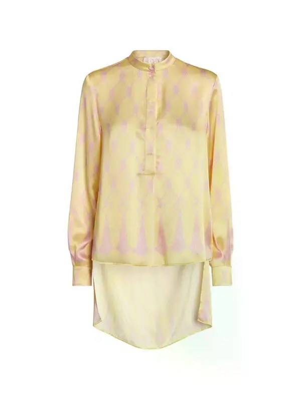 GENNY Graphic-print Shirt - Yellow
