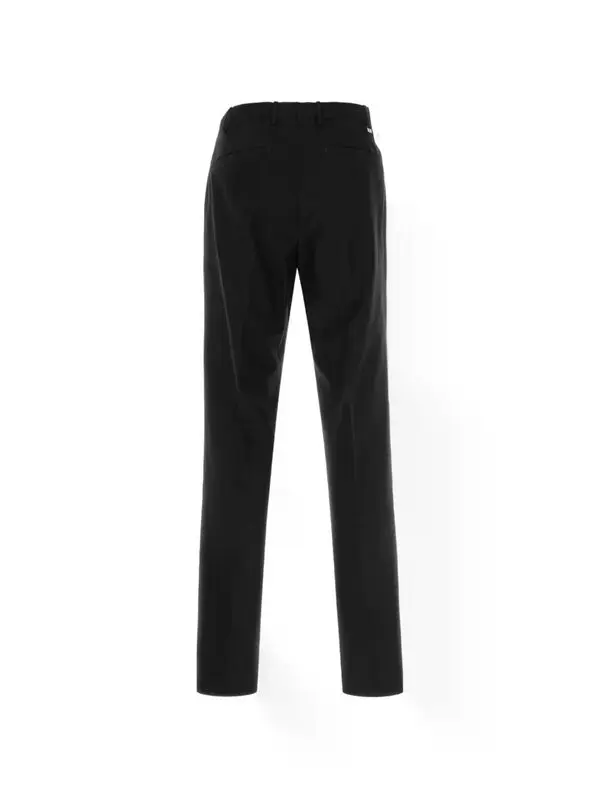 PT TORINO Edge Cotton Trousers - Black