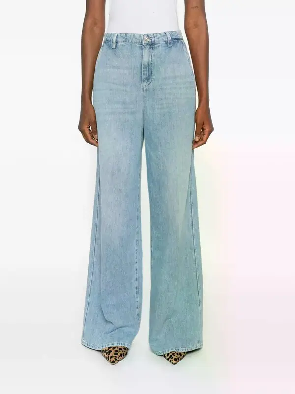 7 For All Mankind Side-pocket Wide-leg Jeans