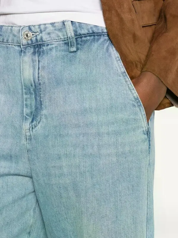 7 For All Mankind Side-pocket Wide-leg Jeans