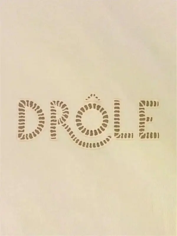 Drole De Monsieur Logo Short-sleeve T-shirt - Neutrals