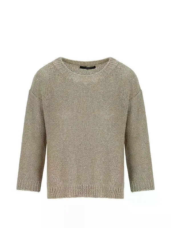 Max Mara Crew-neck Sweater - Neutrals