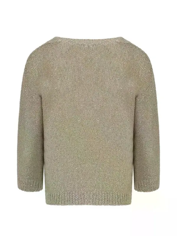 Max Mara Crew-neck Sweater - Neutrals