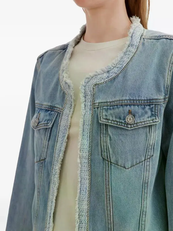 B+AB Fringed Denim Jacket