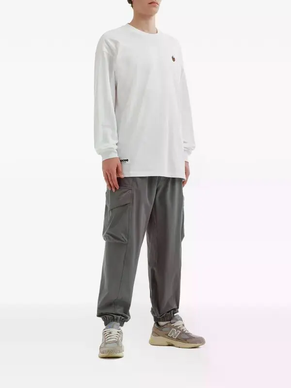 FINGERCROXX Cargo-pockets Track Pants - Grey