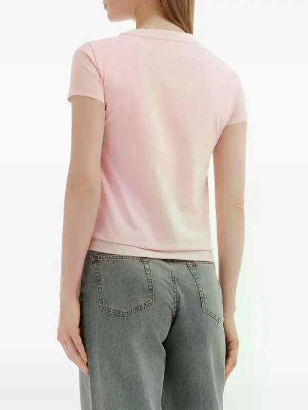 B+AB Layered Hem T-shirt - Pink
