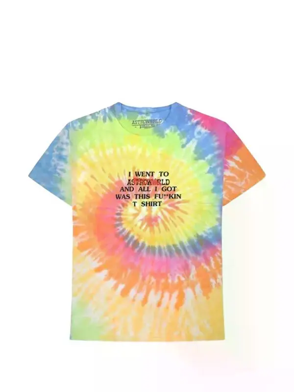 TRAVIS SCOTT Lollapalooza I Went To Astroworld T-shirt - Yellow