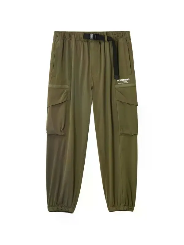 FINGERCROXX Cargo-pockets Track Pants - Green