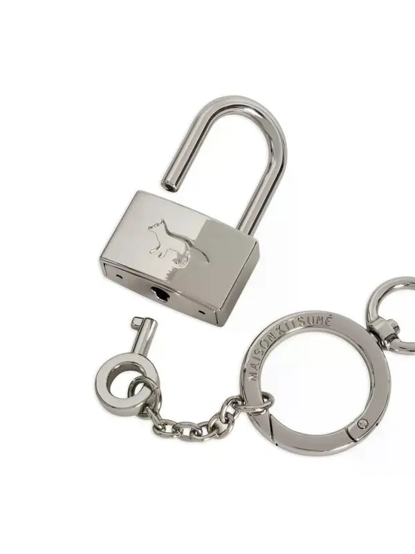 Maison Kitsuné Padlock Keyring