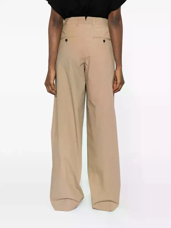 CELLAR DOOR Wendy Pleated Trousers - Neutrals