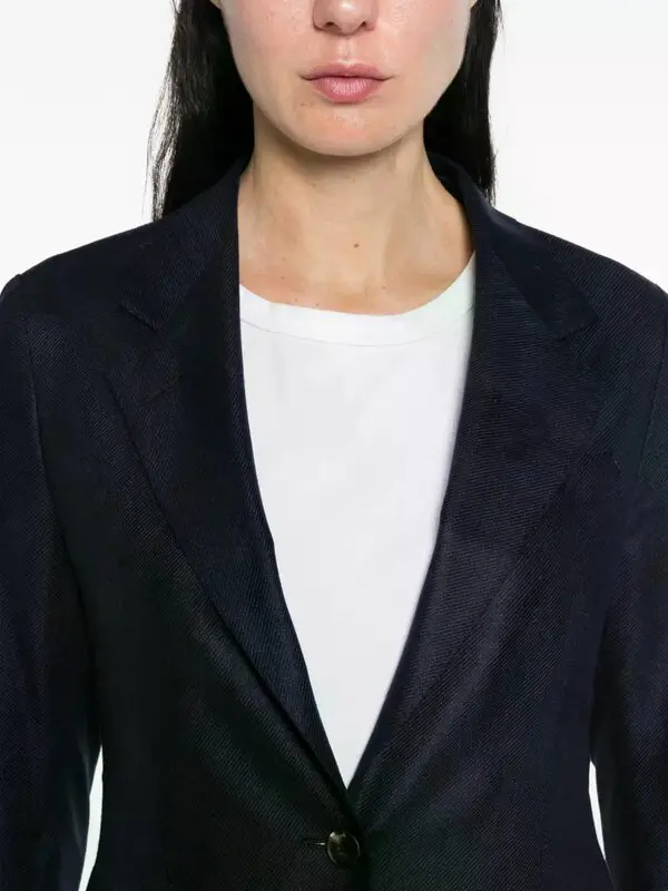 Tagliatore Single-breasted Blazer - Blue