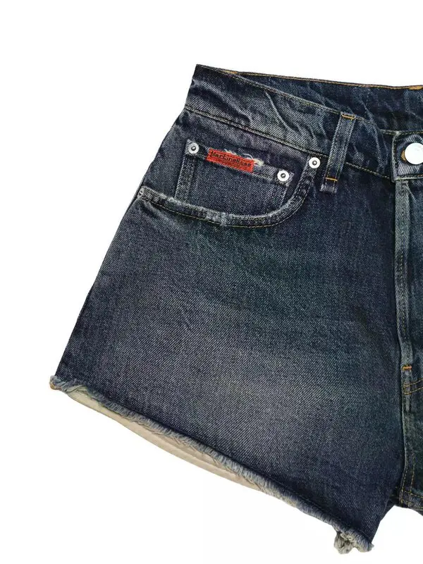 Martine Rose Frayed Denim Shorts