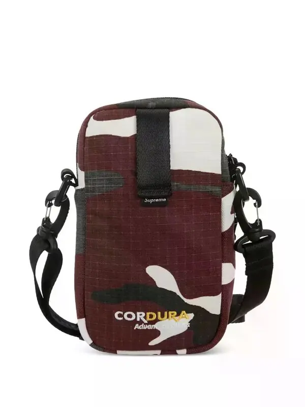 Supreme Camouflage-print Messenger Bag - Grey