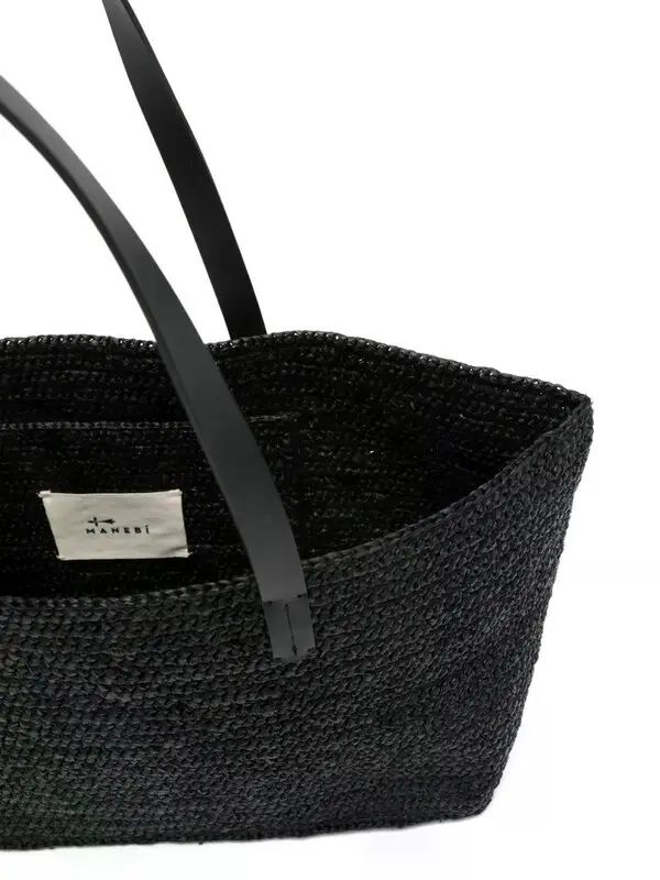 Manebí Tag Shoulder Bag - Black