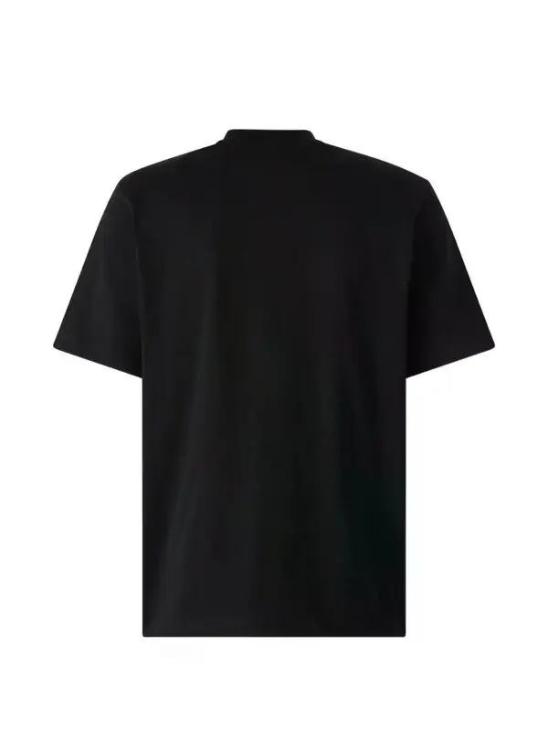 Casablanca Airbrush Mushroom Logo T-shirt - Black