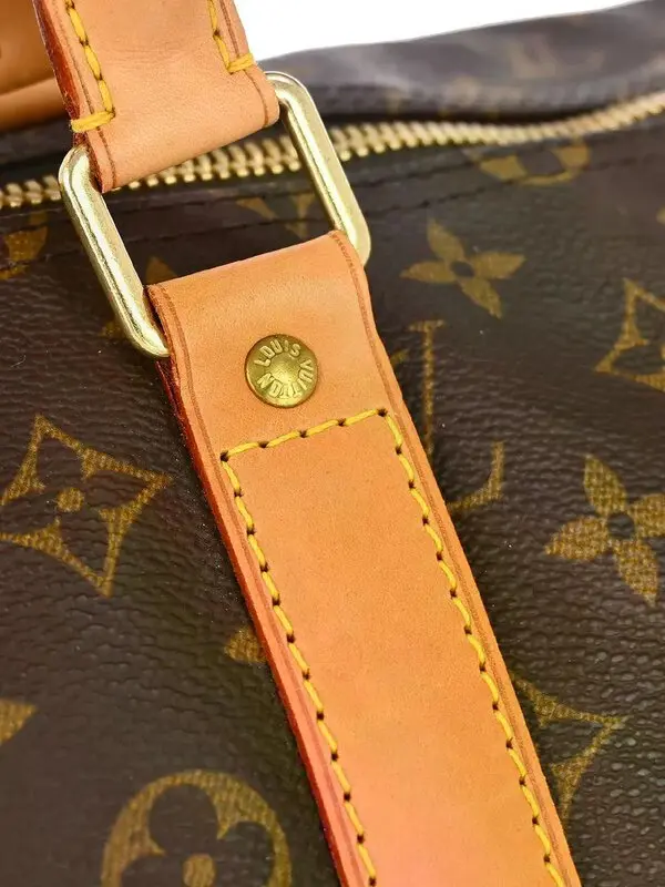 LOUIS VUITTON 2001 Monogram Travel Handbag - Brown