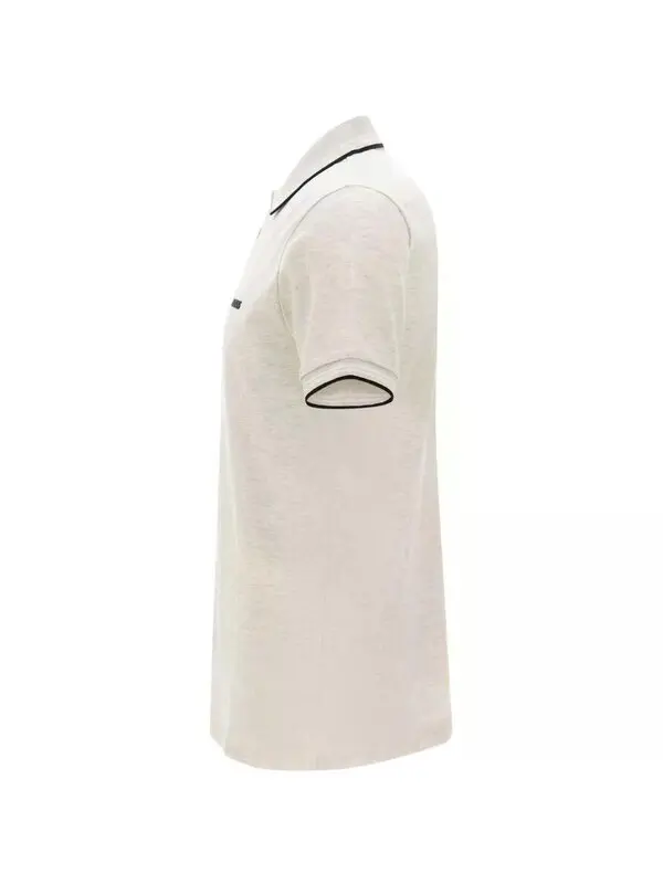 BOSS Paul Contrast Trim Polo Shirt - Neutrals