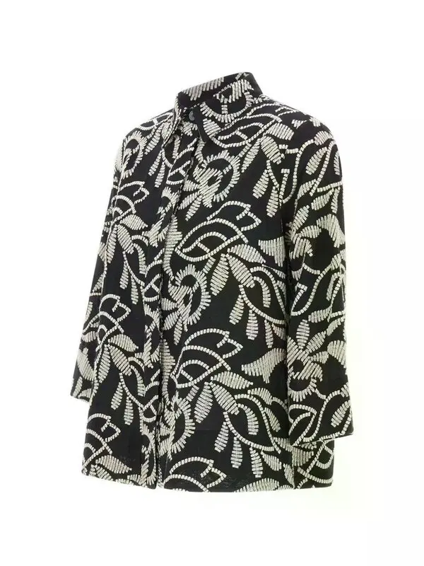 ELENA MIRÒ Floral-embroidered Shirt