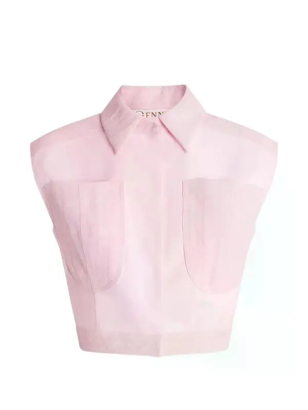GENNY Sleeveless Pocket Top