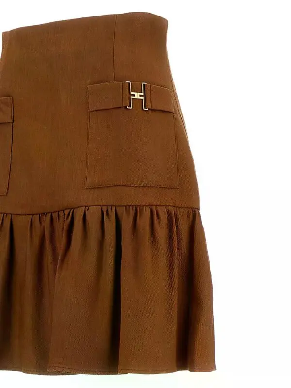Elisabetta Franchi Front-pockets Mini Skirt