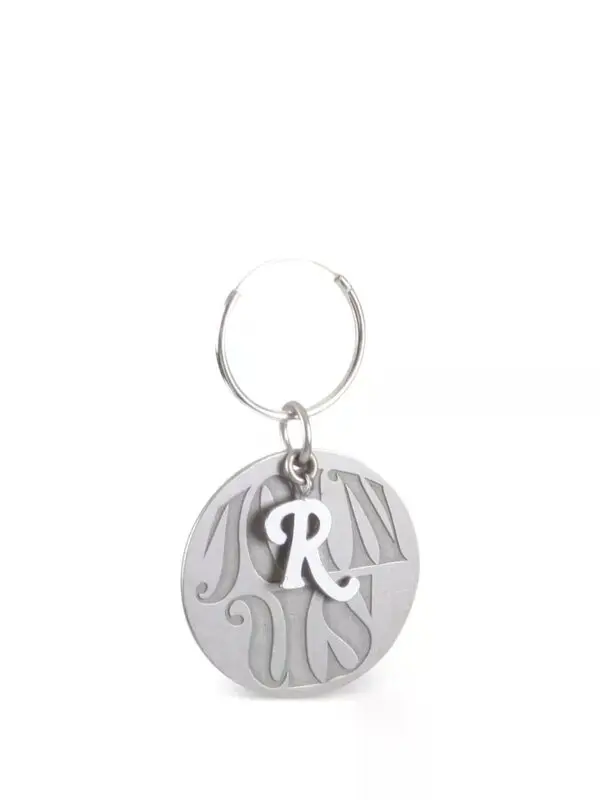 Raf Simons Circle Earring - Silver