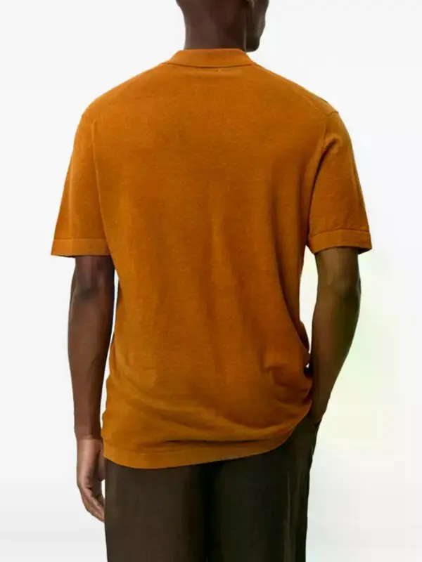 LES DEUX Emmanuel Polo Shirt - Orange