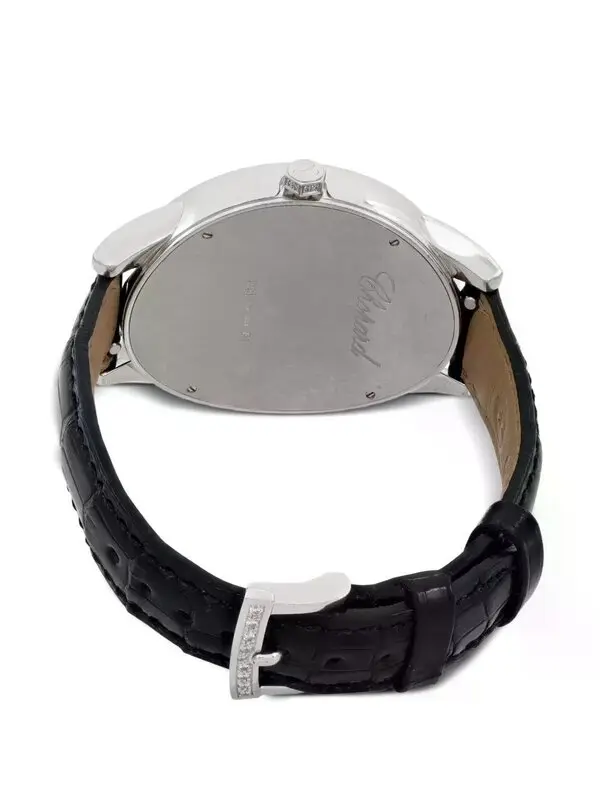 Chopard 18k White Gold Diamond 46mm Watch