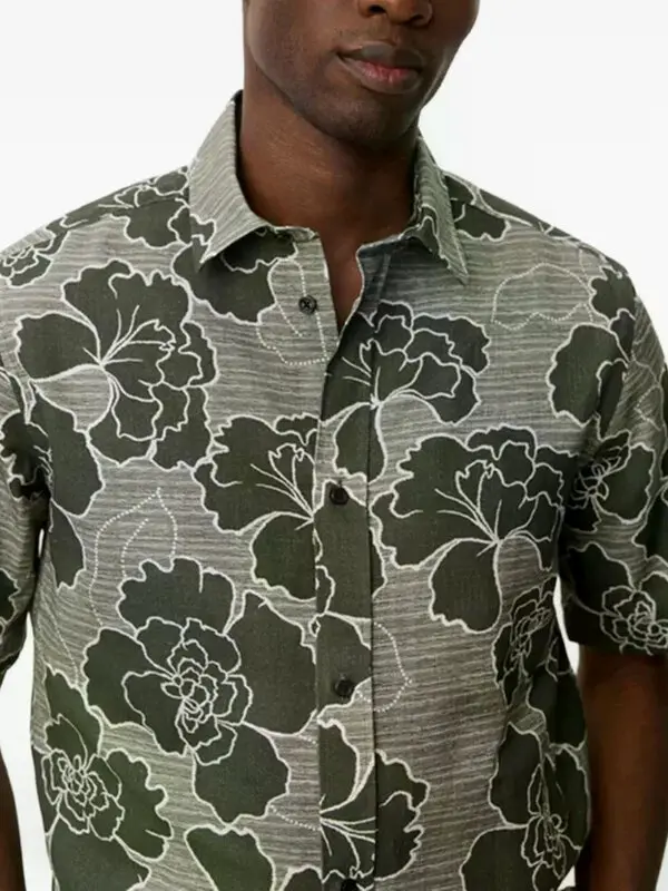 LES DEUX Charlie Poppy Shirt - Green