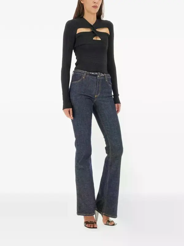 Philosophy Di Lorenzo Serafini Cut-out Long Sleeve Top