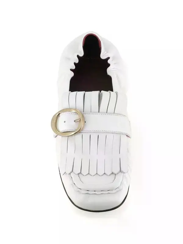 Paul Smith Buckle Fringed Loafers