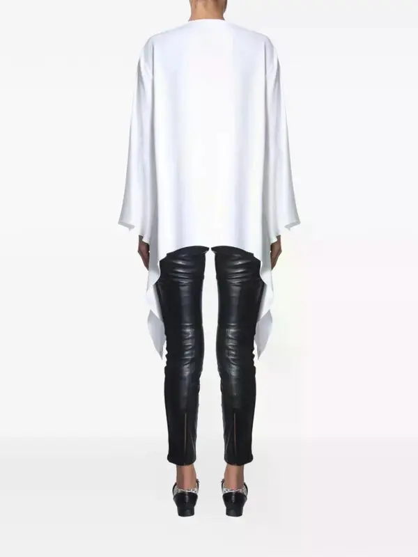 Alberta Ferretti Asymmetric-hem Blouse