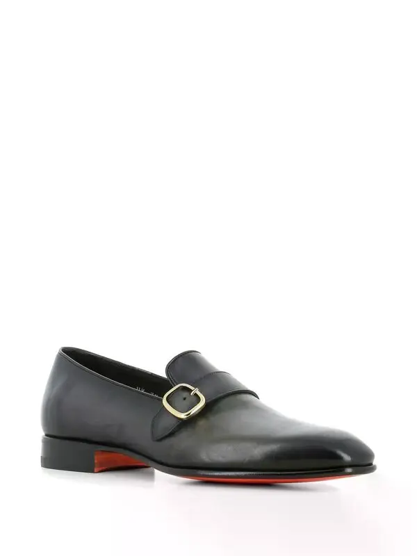 Santoni Buckled Monk Shoes
