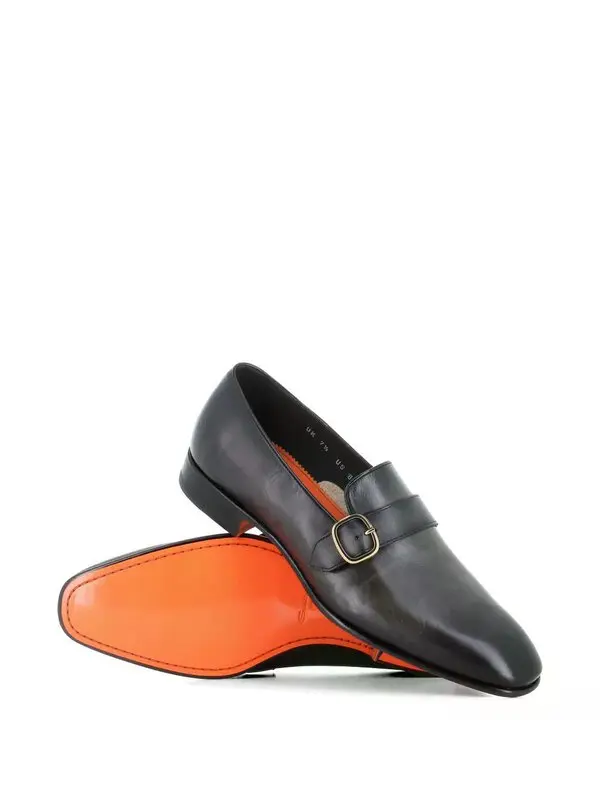 Santoni Buckled Monk Shoes