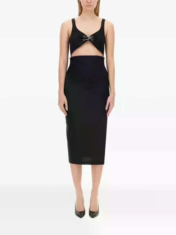 Moschino Cut-out Midi Dress