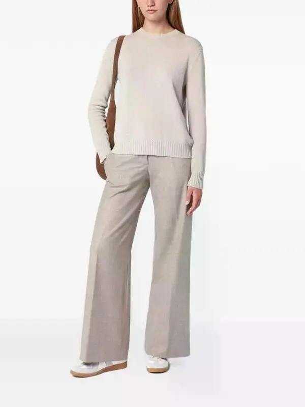 QL2 QUELLEDUE Melange Wide Leg Trousers