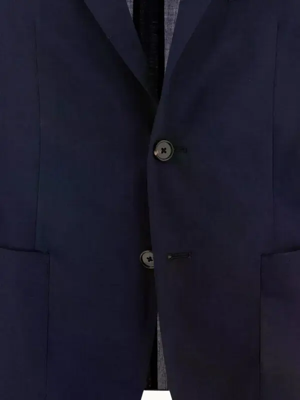 Tagliatore Single-breasted Blazer - Blue