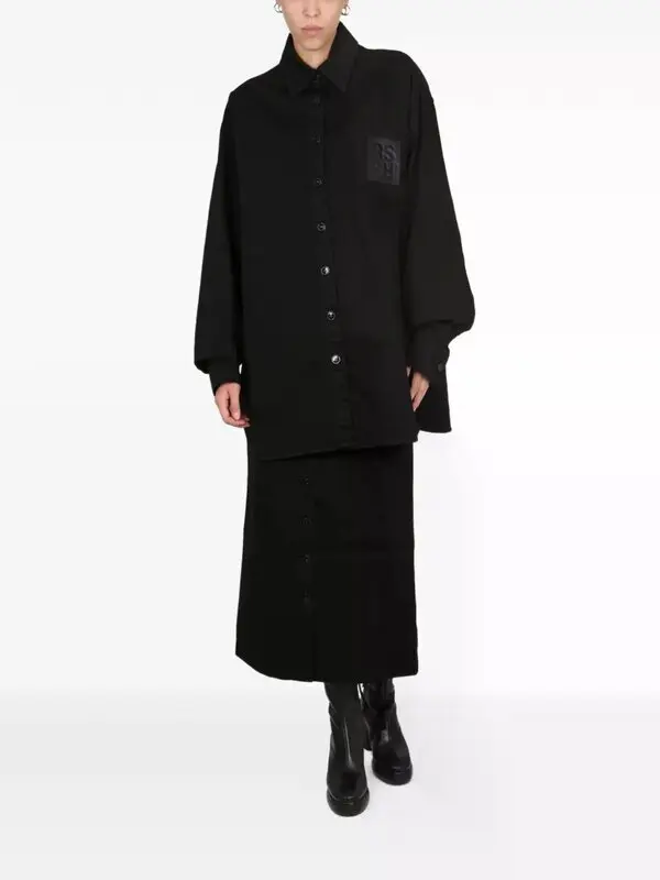 Raf Simons Buttoned Midi Skirt