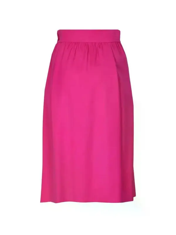Moschino Flared Midi Skirt - Pink