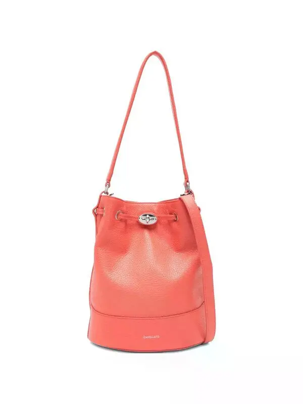 ZANELLATO Small Mondà Leather Bucket Bag