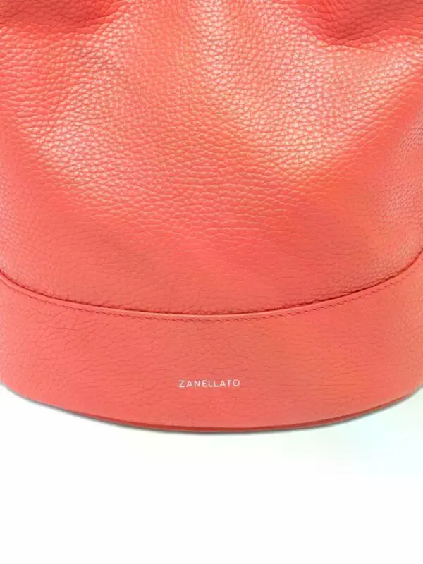 ZANELLATO Small Mondà Leather Bucket Bag