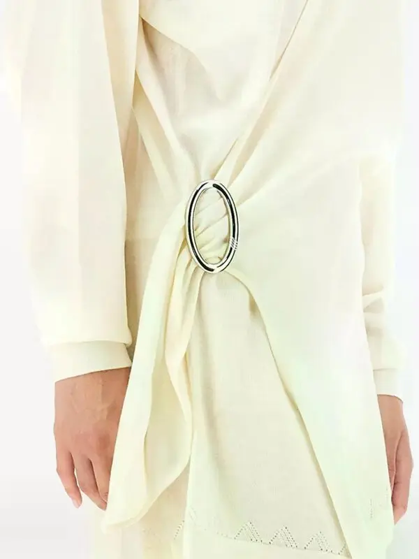 Attico Hurely Wrap Mini Dress