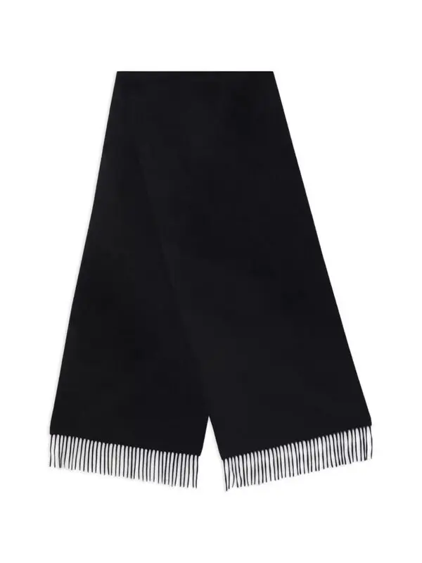 Destin Fringed Scarf - Black