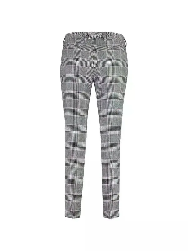 PT TORINO Tailored Plaid Wool Trousers