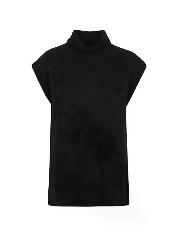 C.T.PLAGE High-neck Sleeveless Sweater