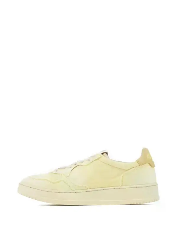 AUTRY Medalist Low Frayed Sneakers - Yellow