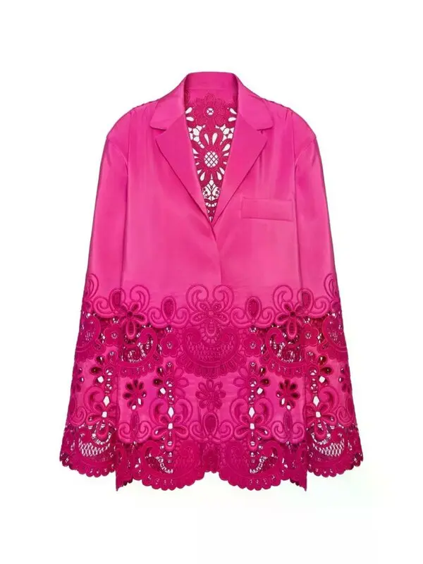 Valentino Garavani Floral-embroidered Shirt