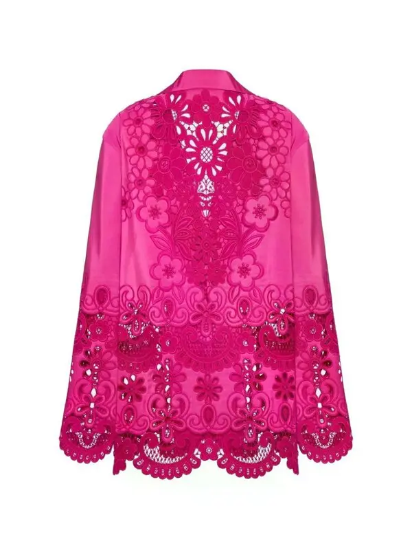 Valentino Garavani Floral-embroidered Shirt