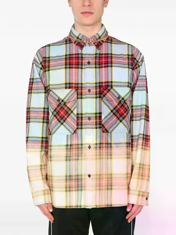 COUNTY OF MILAN Check Print Pocket Shirt