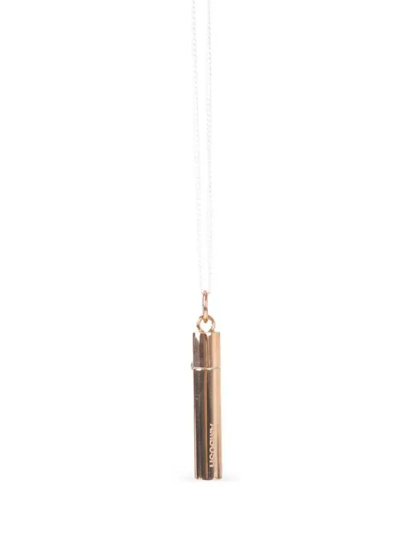 AMBUSH Pill Holder Pendant Necklace - Pink