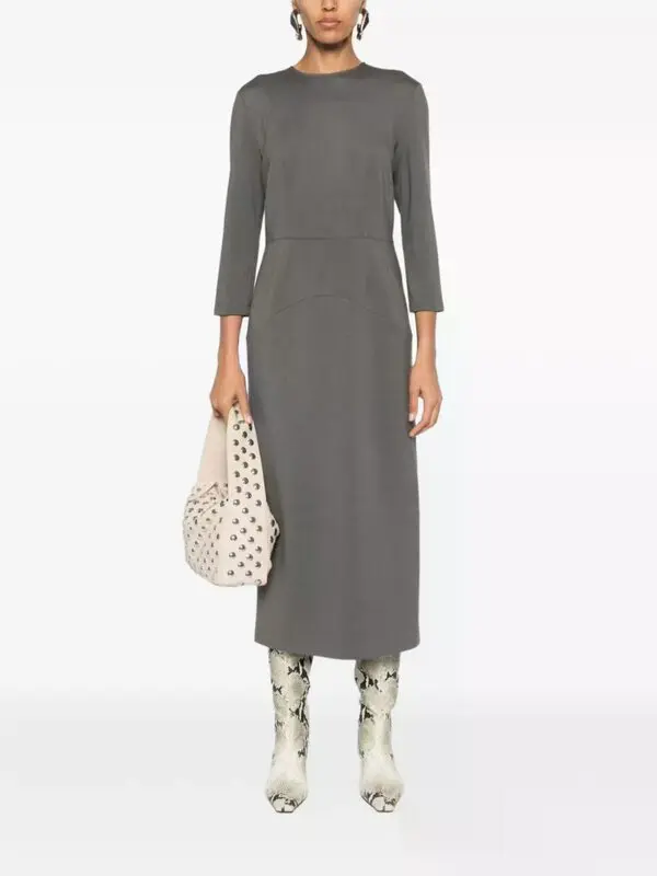 Fabiana Filippi Crew Neck Midi Dress